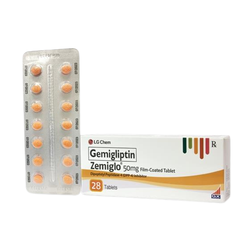 ZEMIGLO Gemigliptin 50mg Film-Coated Tablet 28's price in the ...